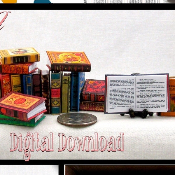 Miniature Books - Etsy