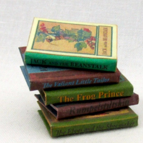 Miniature Open Book Pages Set of 15 1:12 Scale Downloadable - Etsy