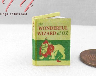 The Wonderful Wizard of Oz Miniature Book | Etsy
