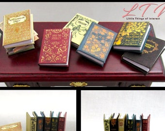 Miniature Library | Etsy