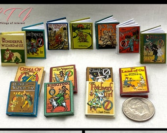 The Wonderful Wizard of Oz Miniature Book - Etsy