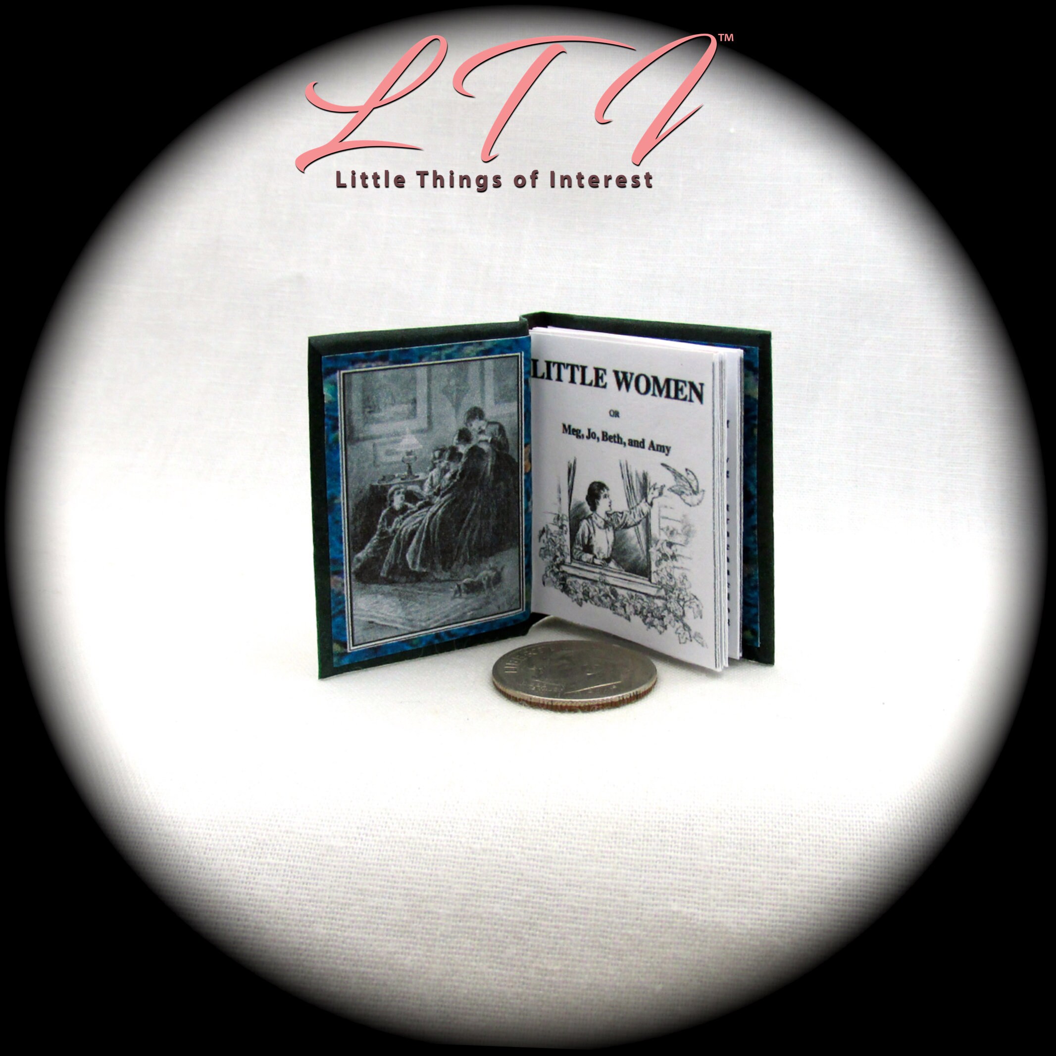 LITTLE WOMEN Book in 1:6 Scale Illustrated Readable Book | Etsy