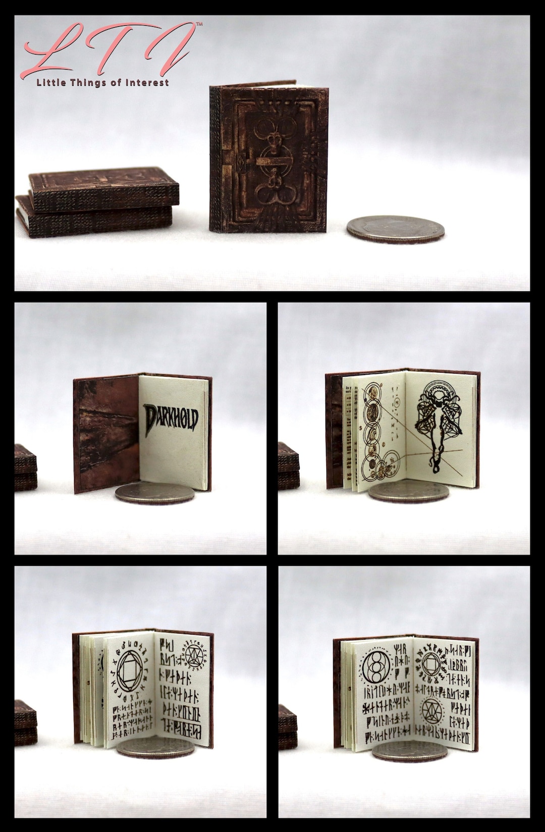 DARKHOLD MCU Version 1:12 Scale Miniature Dollhouse Readable ...