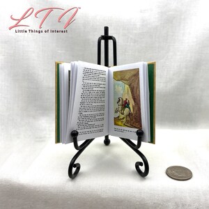 1:4 Scale THE FAIRY RING Readable Illustrated Miniature Fairy Tale Hard ...