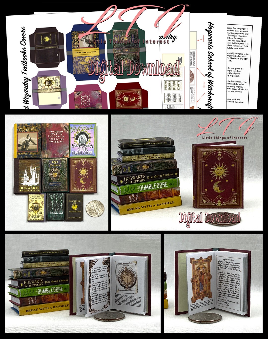 Digital Download SCHOOL of WITCHCRAFT and WIZARDRY 9 Textbooks Pdf ...