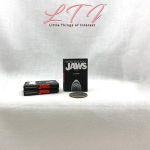1:6 Scale JAWS Readable Miniature Playscale Hard Cover Book Barbie ...
