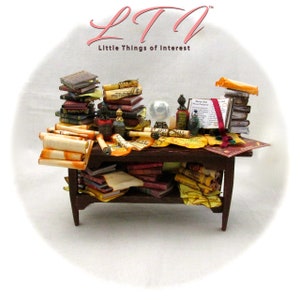 Kit 14 SCROLLS PAGES With Printed Pdf Instruction Tutorial in Miniature ...