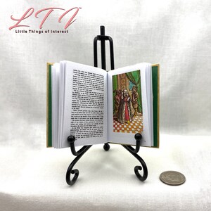 1:4 Scale THE FAIRY RING Readable Illustrated Miniature Fairy Tale Hard ...