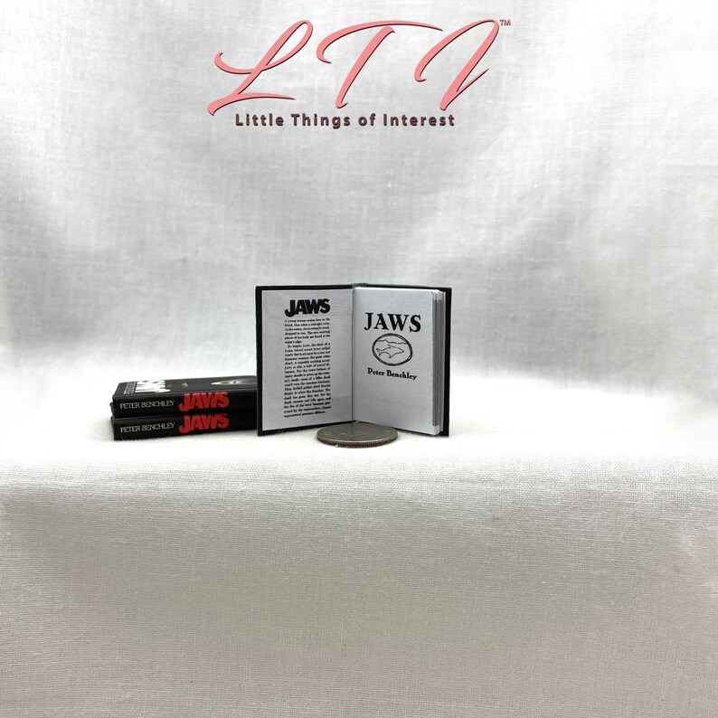 1:6 Scale JAWS Readable Miniature Playscale Book Blythe Barbie - Etsy