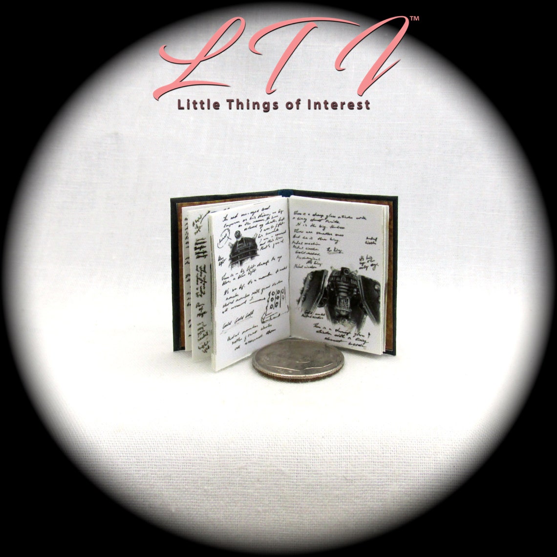 1:6 Scale TARDIS JOURNAL RIVERSONG'S Book Illustrated Play - Etsy UK