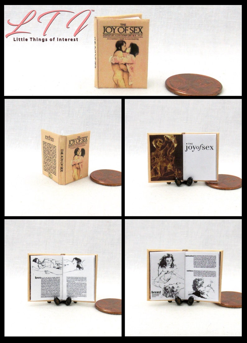 The Joy Of Sex Miniature Dollhouse 1 12 Scale Illustrated Etsy