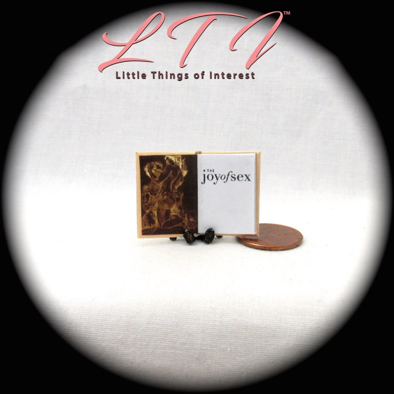 The Joy Of Sex Miniature Dollhouse 1 12 Scale Illustrated Etsy