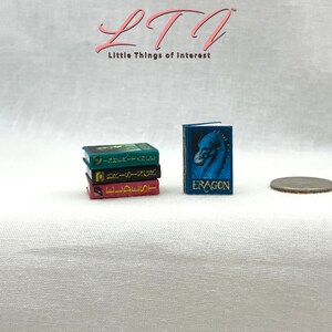 ERAGON the INHERITANCE CYCLE Set 4 1:12 Scale Miniature Dollhouse ...