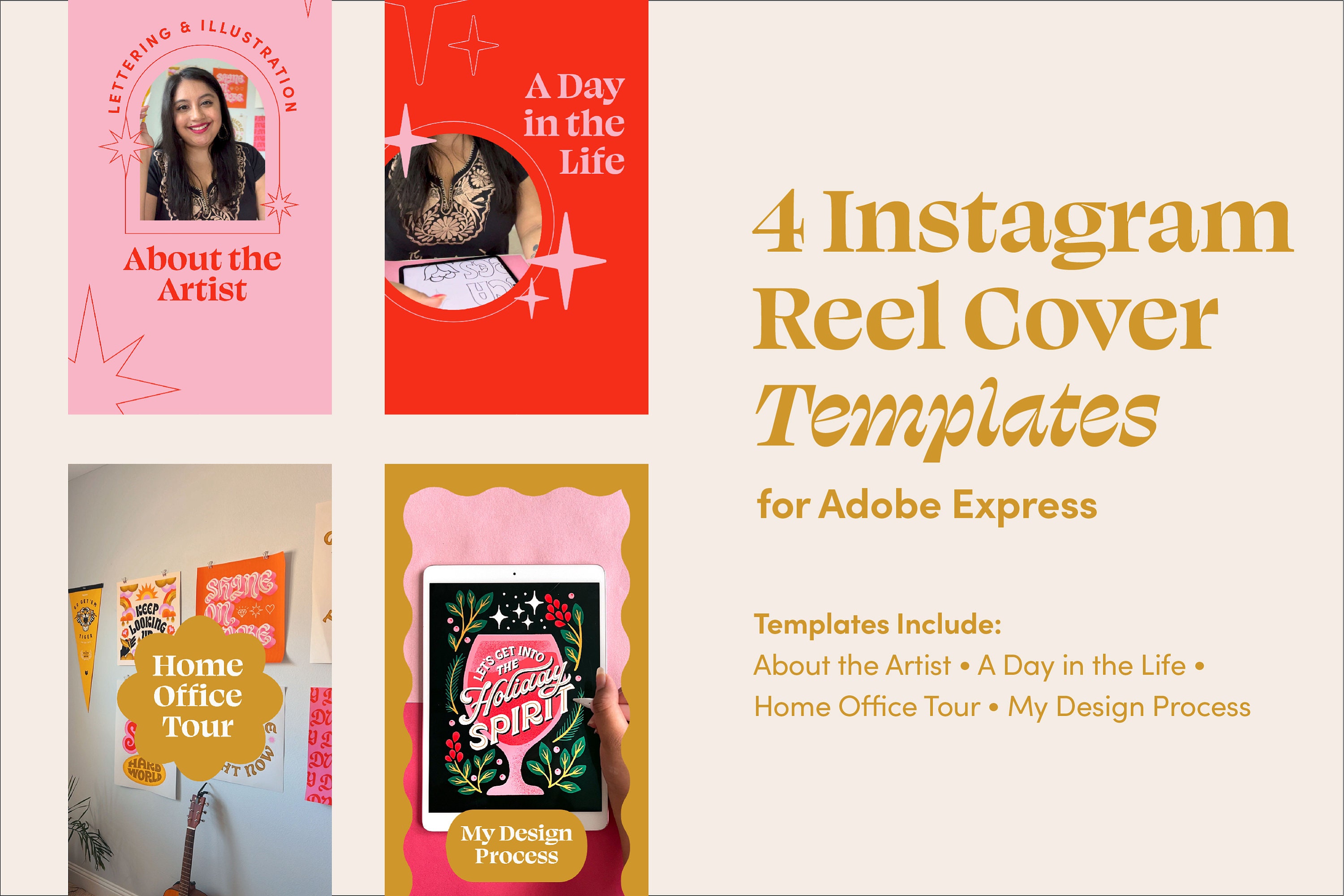 Instagram Reel Cover Templates for Adobe Express Reel Covers for ...