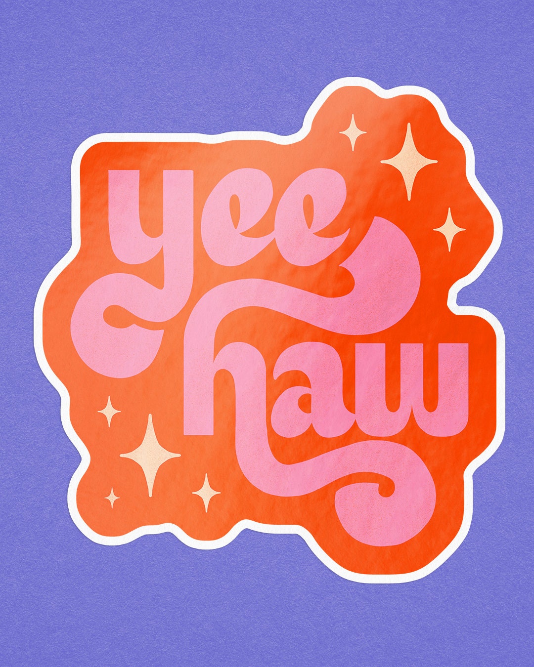 Yee Haw Sticker - Etsy