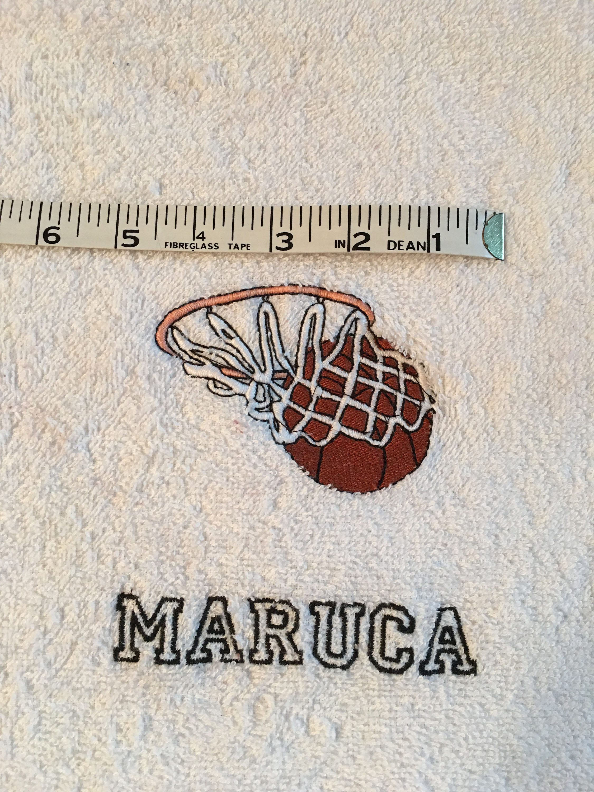 Free Personalizing Beautifully Embroidered Basketball Towel - Etsy