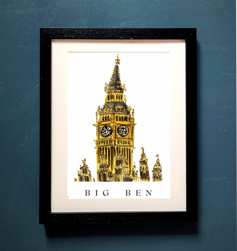 Big Ben Print - Etsy