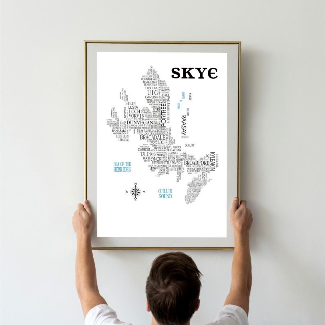 Map of Skye - Etsy