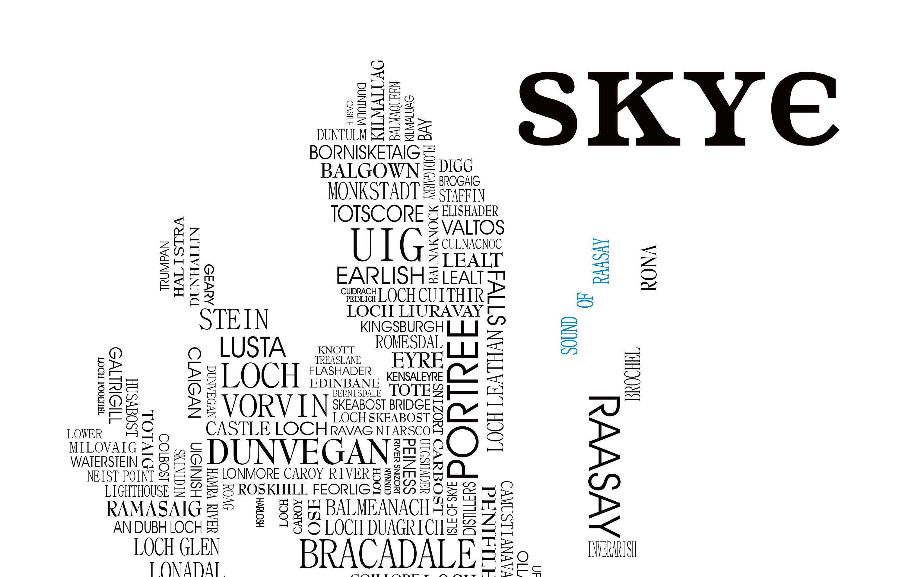 Skye Word Map - Etsy