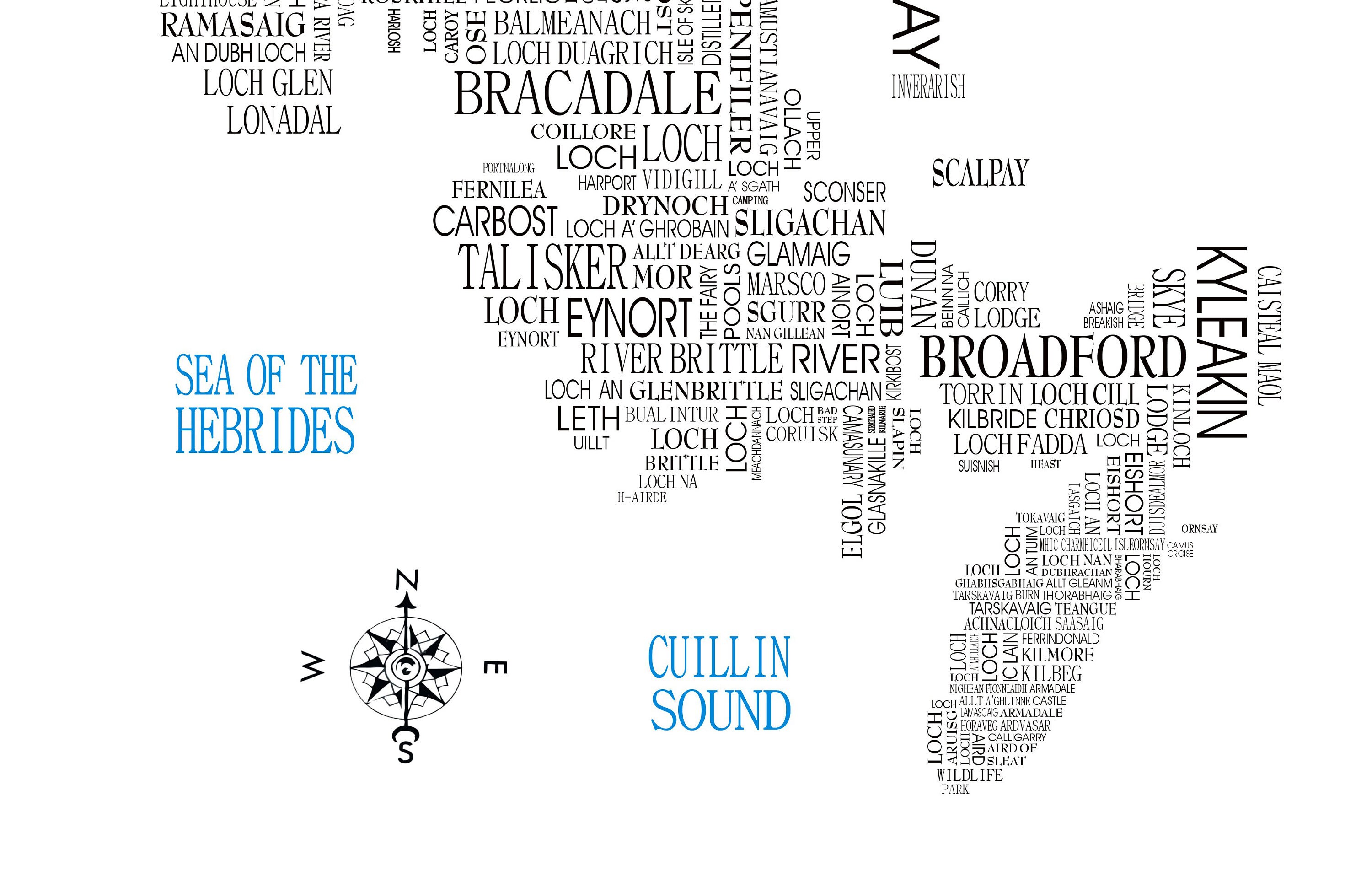 Skye Word Map - Etsy