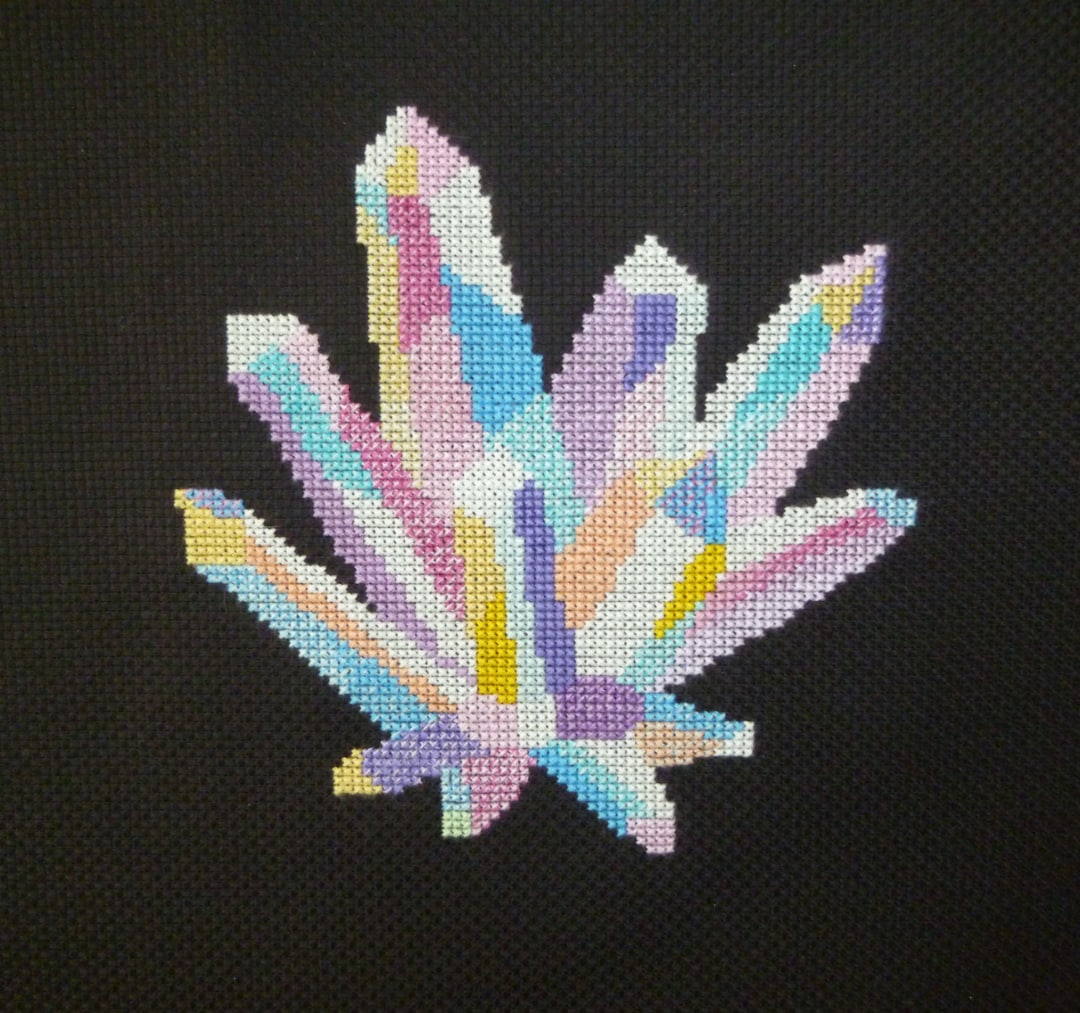 Mystical Crystals Cross Stitch Pattern - Etsy