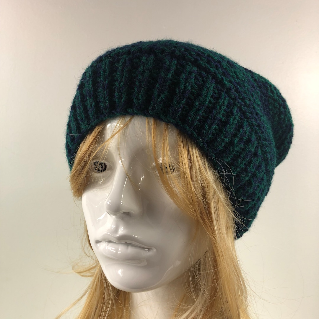 Hand Knitted Wool Hat Ref 2621 - Etsy