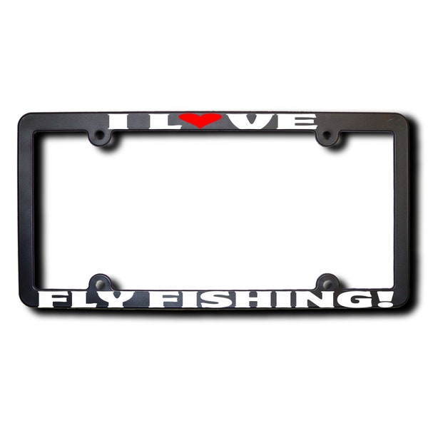 Fly Fishing License Plate Frame - Etsy