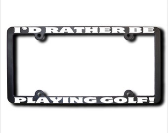 Golf License Plate Frame | Etsy