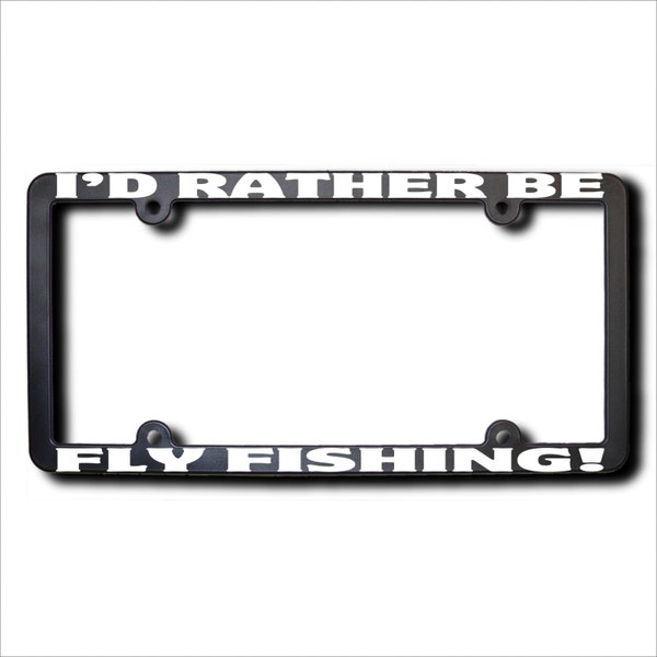 Fly Fishing License Plate Frame - Etsy