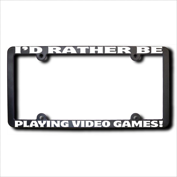 Video Game License Plate Frame - Etsy