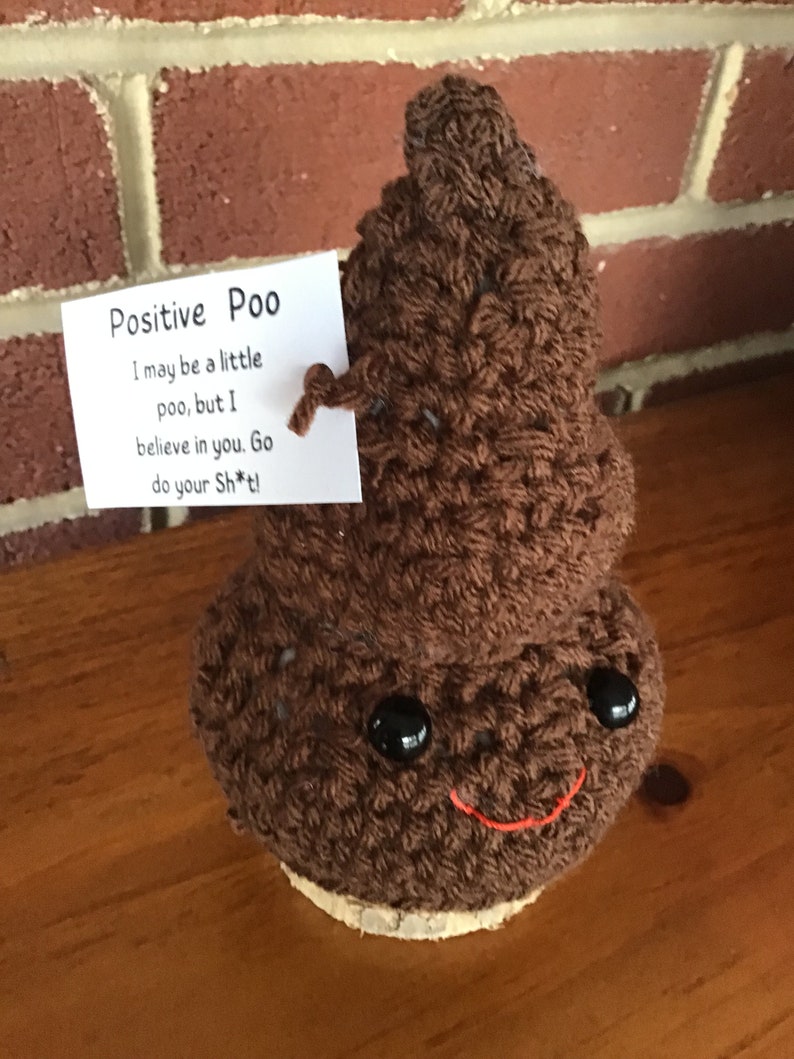 Poo Emoji, Poop Emoji, Get Well, Poop, Poop Amigurumni, Gag Gift, Gift ...