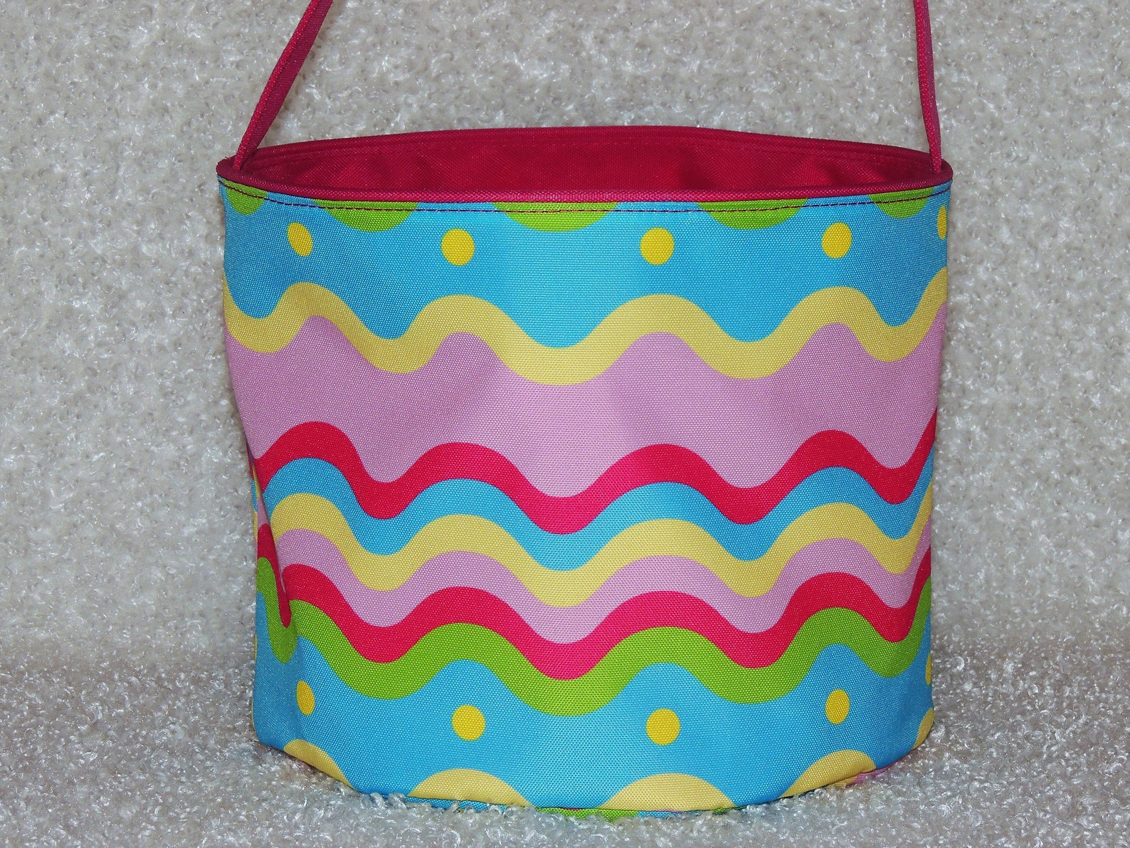 Happy Easter bucket Monogrammed Easter Bucket Personalized | Etsy