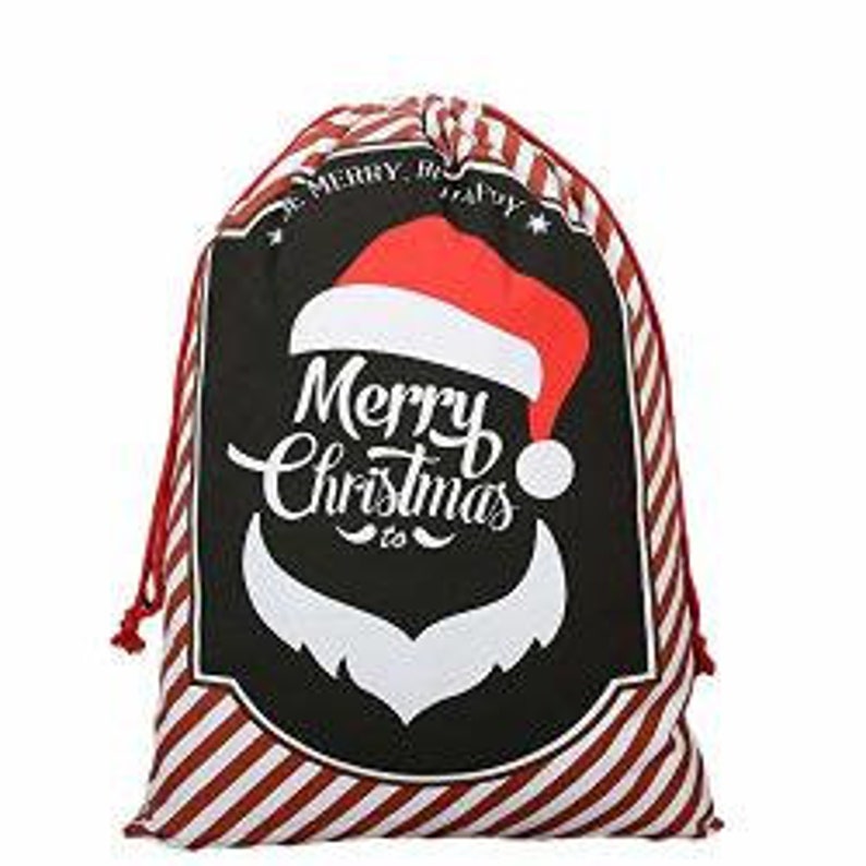 Santa Sack Santa Bag Santa Present Sacks Christmas Gift - Etsy