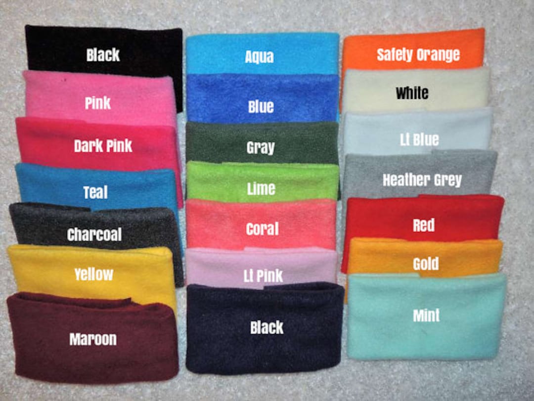 Bulk Fleece Headband, Ear Warmers, Wholesale Blank Ear Warmers - Ski ...