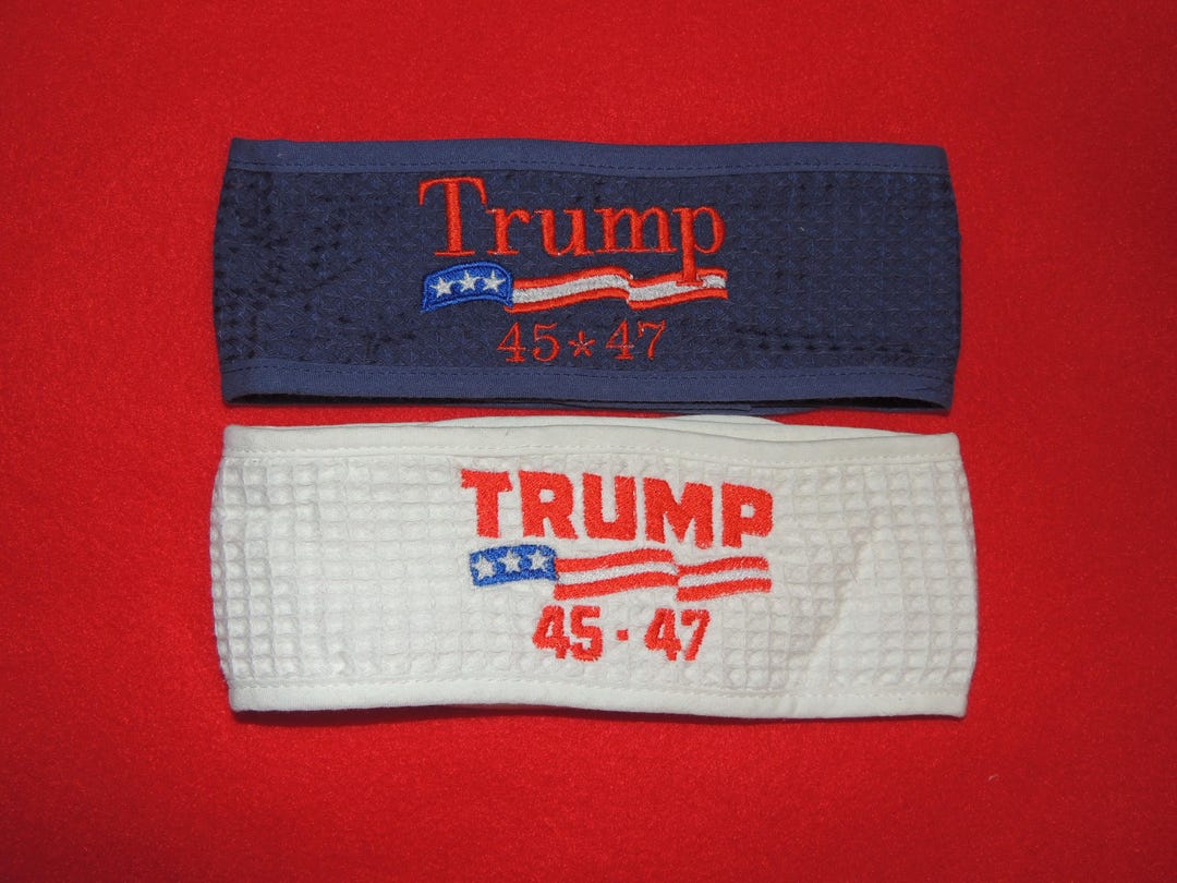 Trump 45-47, Trump Headband With Flag, Trump 45-47 Hat, Trump Cap ...