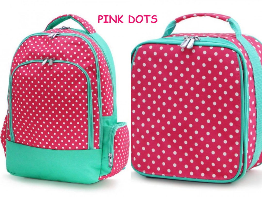 Backpack, Monogrammed Backpack,dottie Collection, Lunch Box TOP SELLER ...