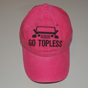 Ball Cap, Go Topless Baseball Cap - Etsy
