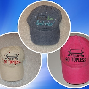 Ball Cap, Go Topless Baseball Cap - Etsy