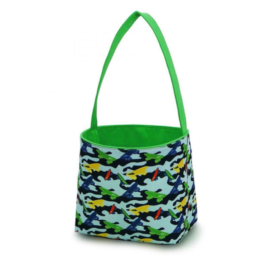 Easter Basket, Personalized Easter Bucket, TOP SELLER, Skate Board Camo ...