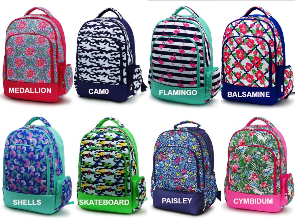 Blue Camo Preschool Backpack Lunch Box Monogrammed backpack | Etsy