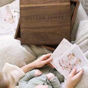 Large Wooden Box for Photos Personalized Gifts for Mom - Etsy