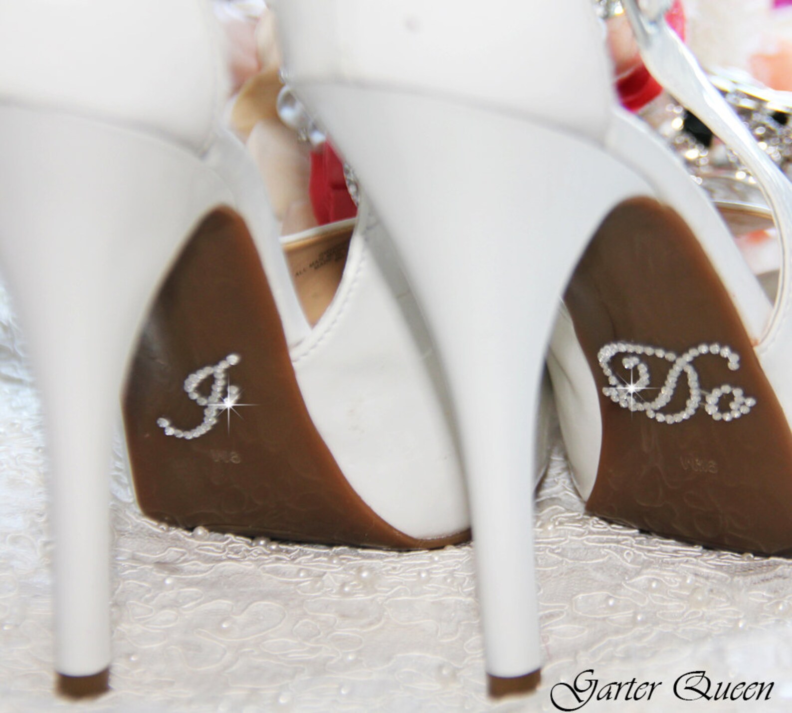 I DO ME Too Bridal Shoe Sticker Silver Crystal Sticker I Do | Etsy