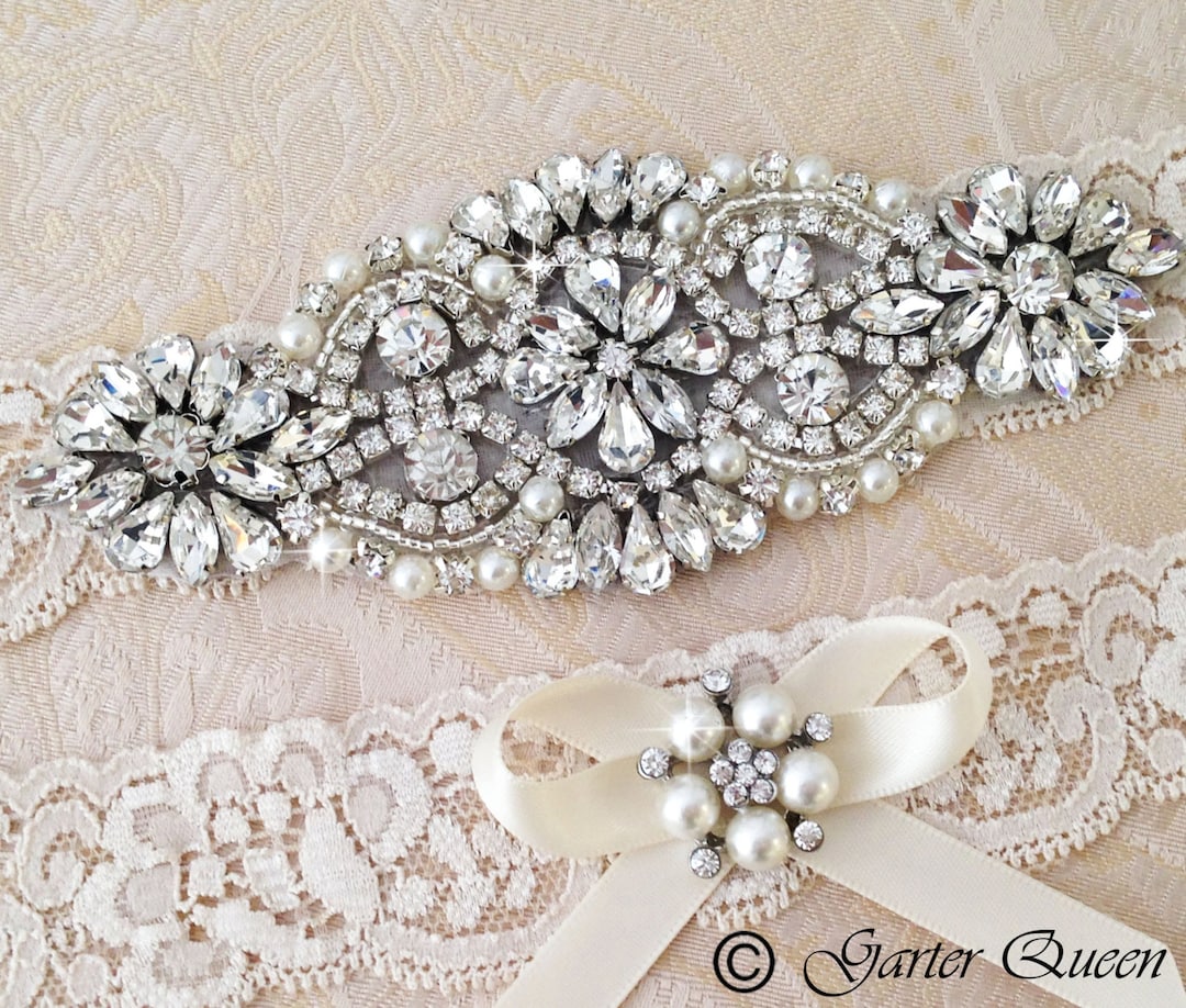 EXCLUSIVE Wedding Garter, Bridal Garter, Weding Garter Set, Lace Bridal ...