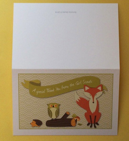 Troop Thank You Card - Etsy