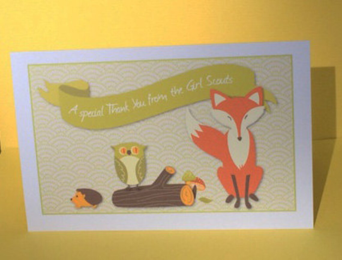 Troop Thank You Card - Etsy