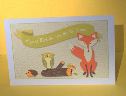 Troop Thank You Card - Etsy
