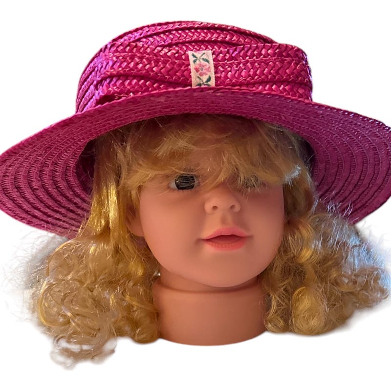 Straw Bonnet - Etsy