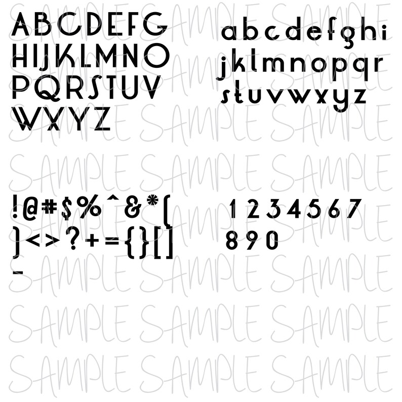 Condensed Letters SVG Cut Out for Cricut - Etsy