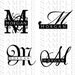 Monogram Last Name Logo Pack and Font SVG Cut Outs for Cricut - Etsy
