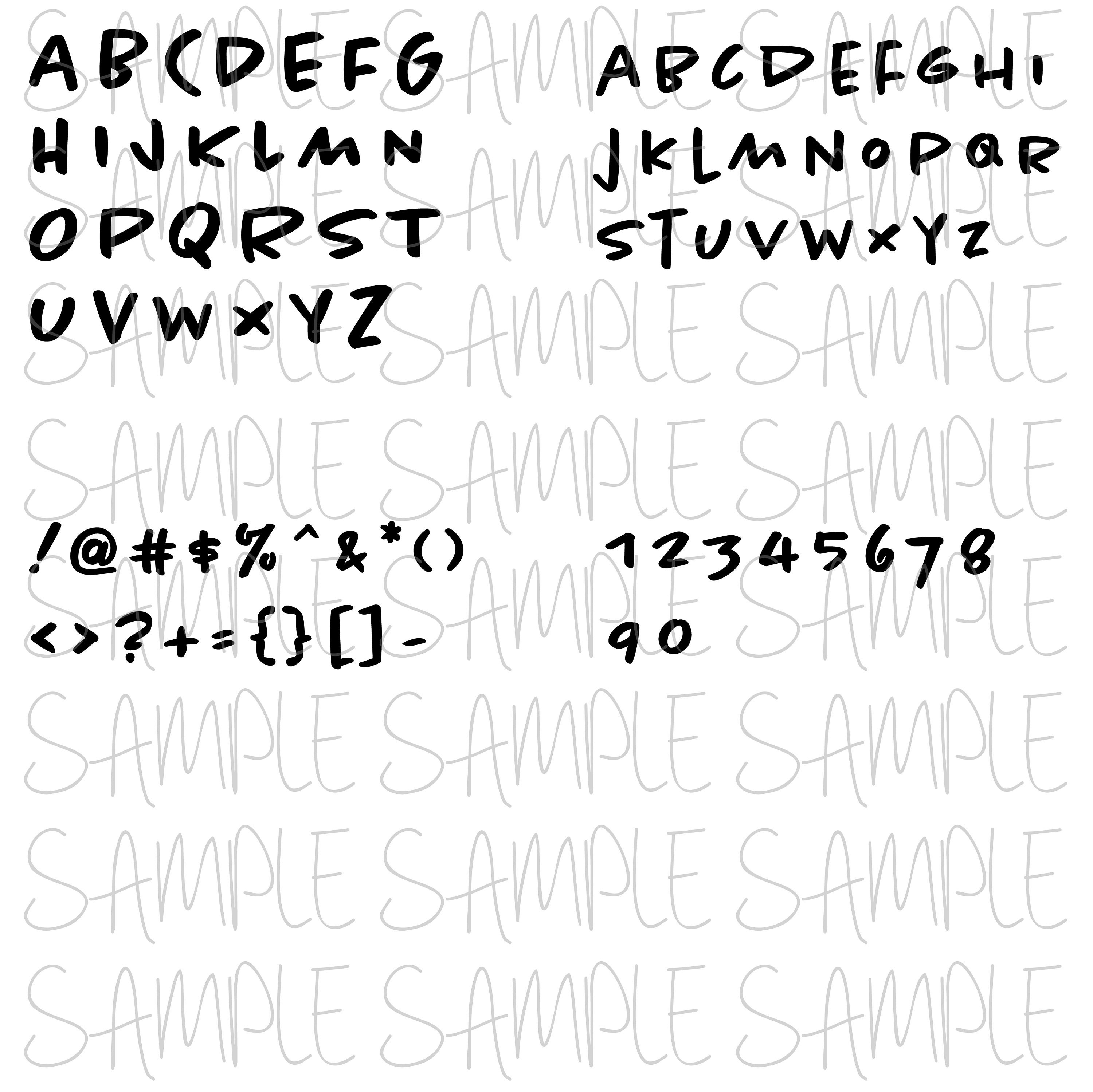 Buy Neat Letters SVG Cut Out for Cricut Online in India - Etsy